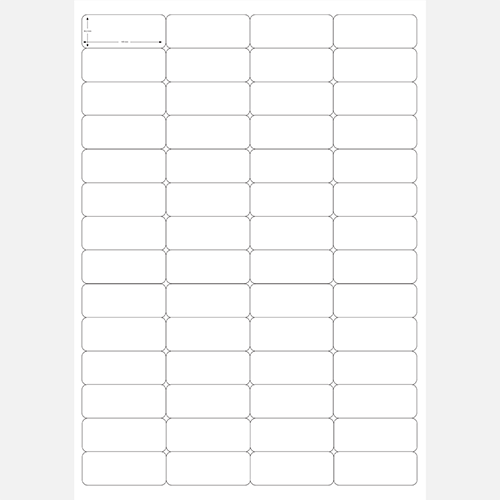 20X50 | 56 Labels | Adhesive Labels | A4 sheet – Futuristic Climate ...